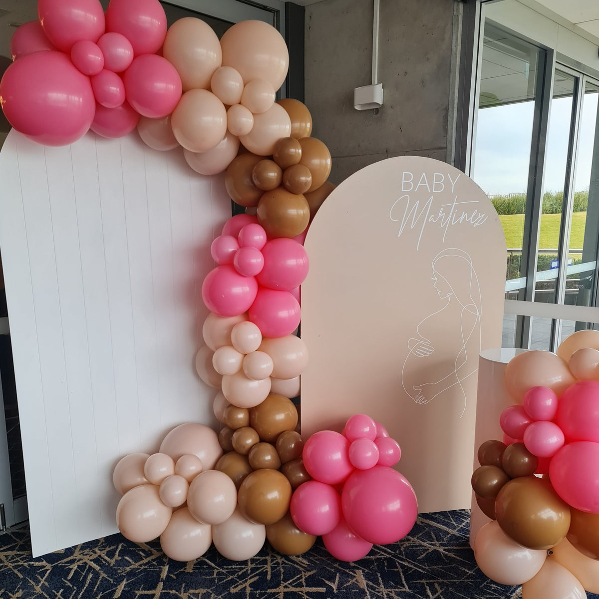 Duo Backdrop and Balloon Garland Package – Ava Designs Official